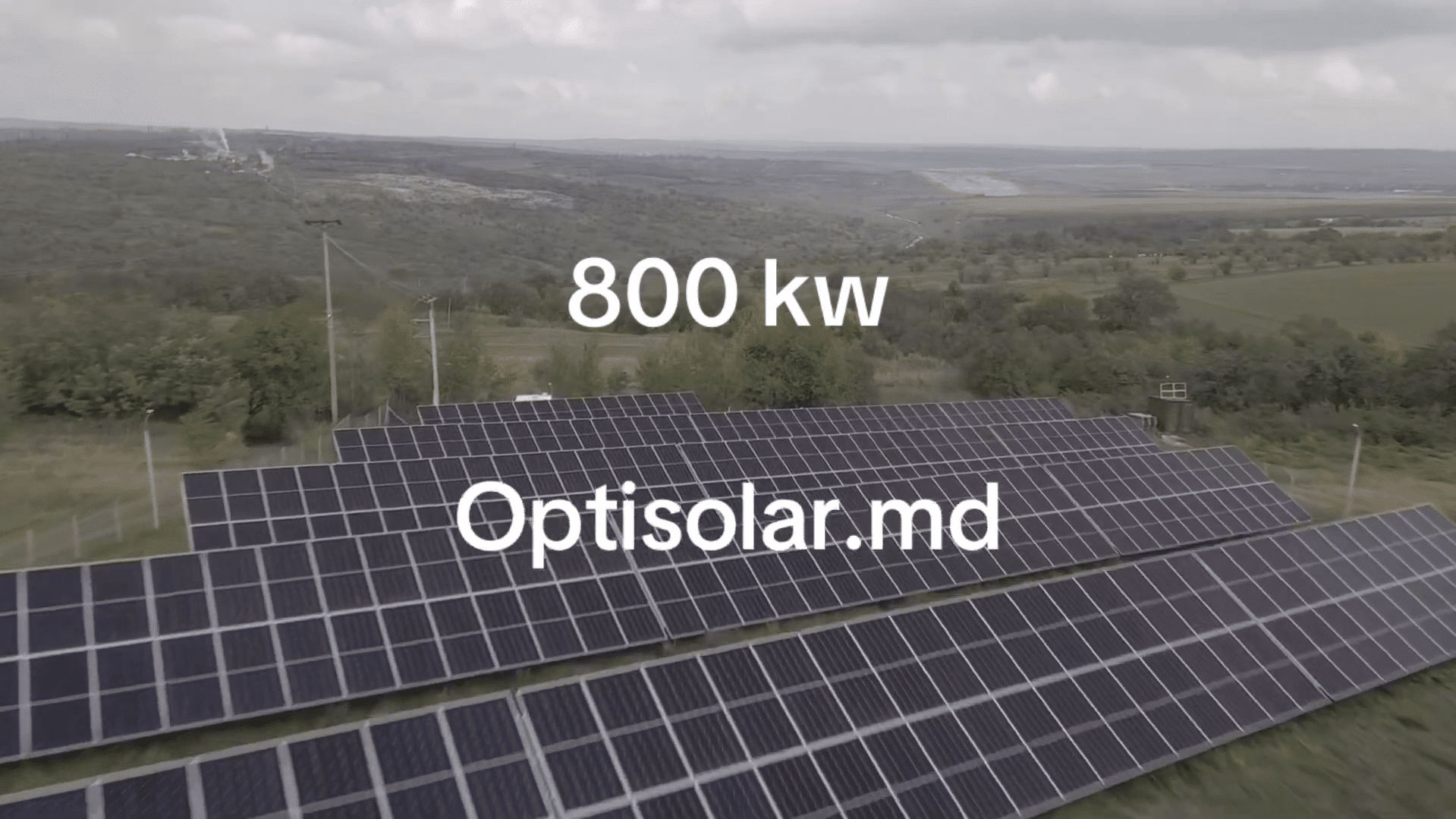 Centrală mare - 800 kW Orhei - Optisolar